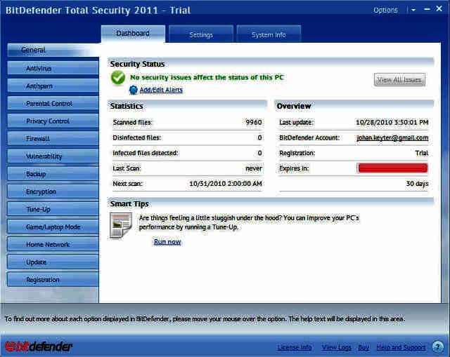 Review: BitDefender Total Security 2011